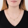 9ct Rose Gold Peridot Dew Drop Necklace - London Road Jewellery