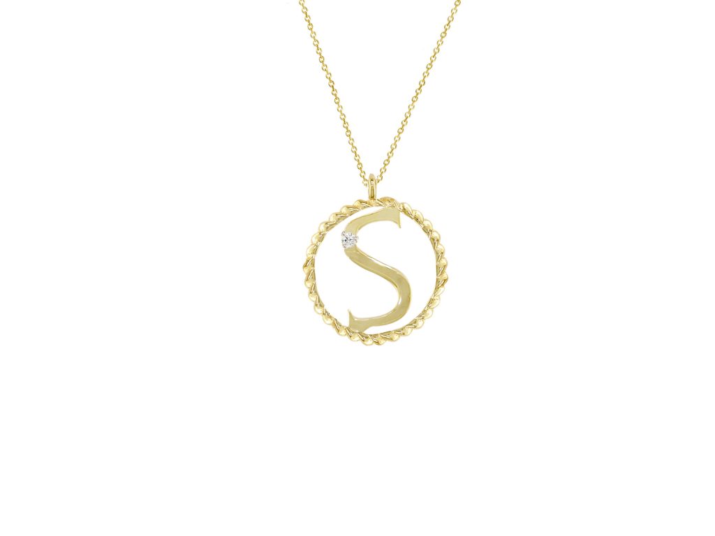 Layered Gold Chain and Diamond Initial S Pendant Necklace - London Road ...